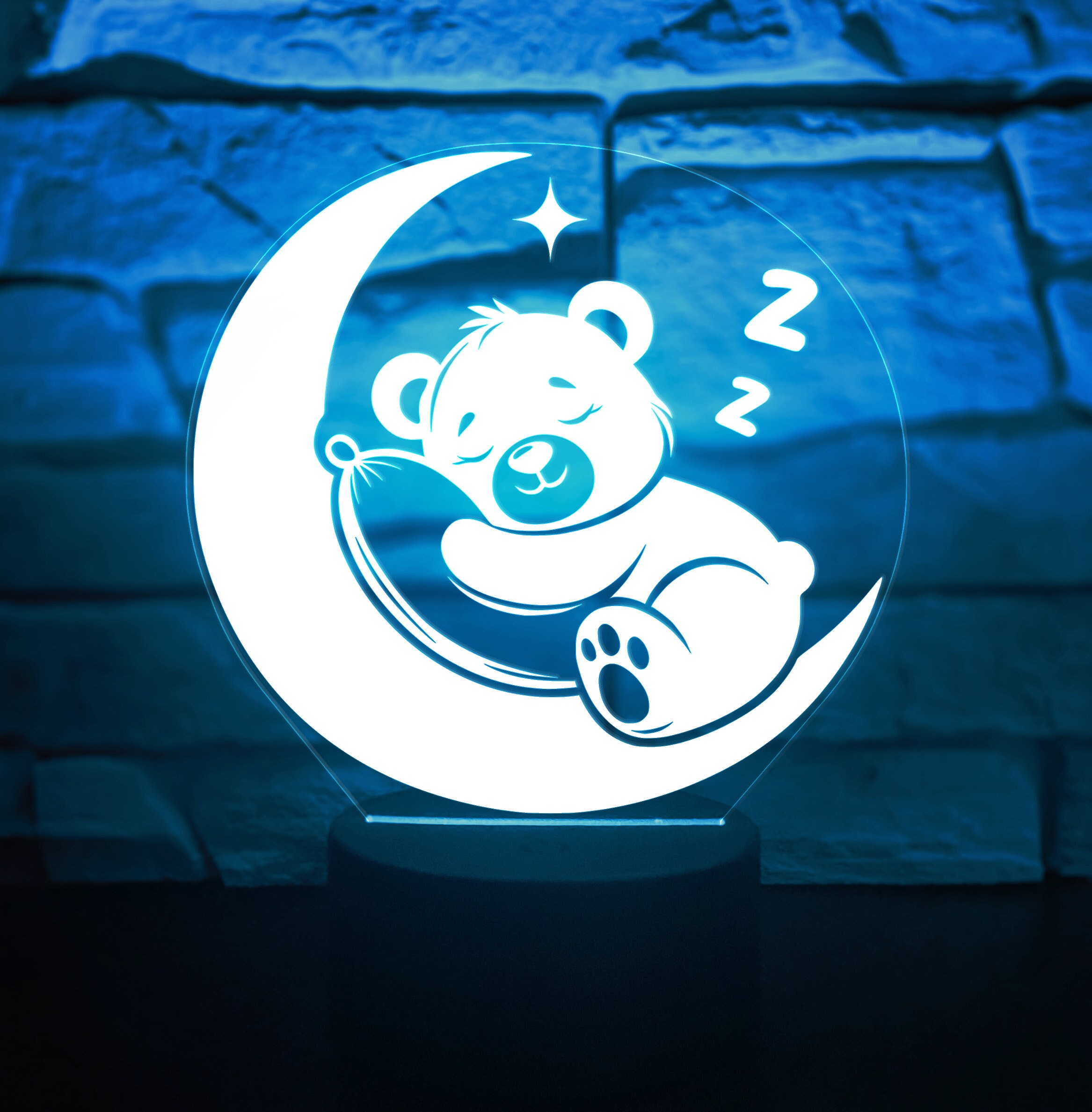 3D Lamp File | 3D Laser Bear Bundle | 3D Laser Cut Files, 3D Lamp File ...