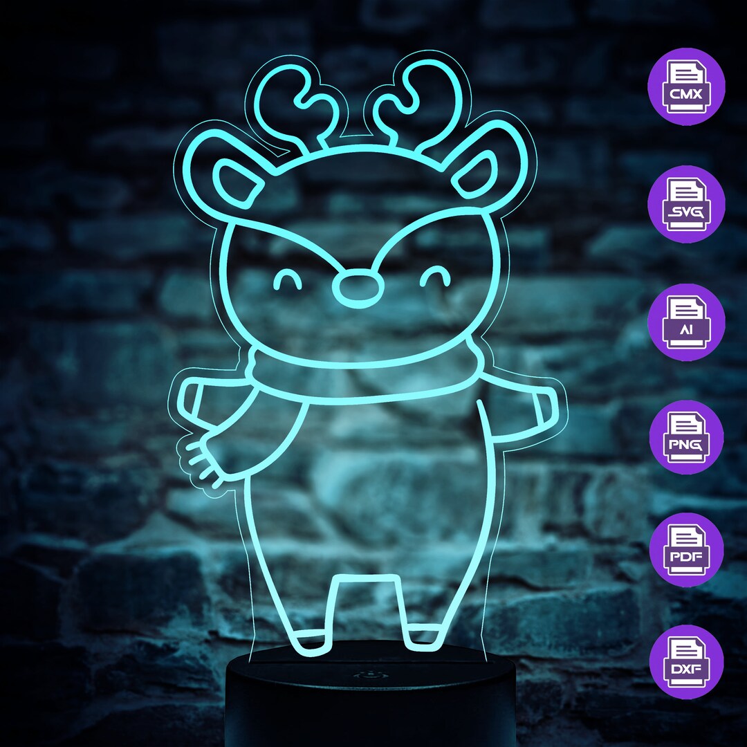 3D Lamp File | 3D Laser Christmas | 3D Laser Cut Files | 3D Lamp Files | 3D Lamp Svg | 3D Led ...