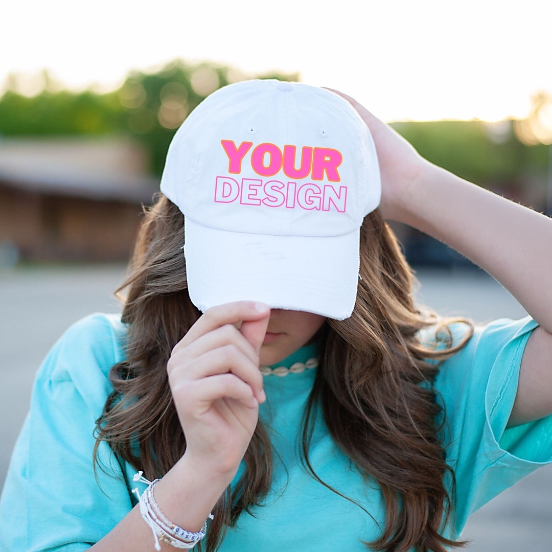 Vintage White Hat Mockup Model Mockup Trendy Mockup Hat - Etsy