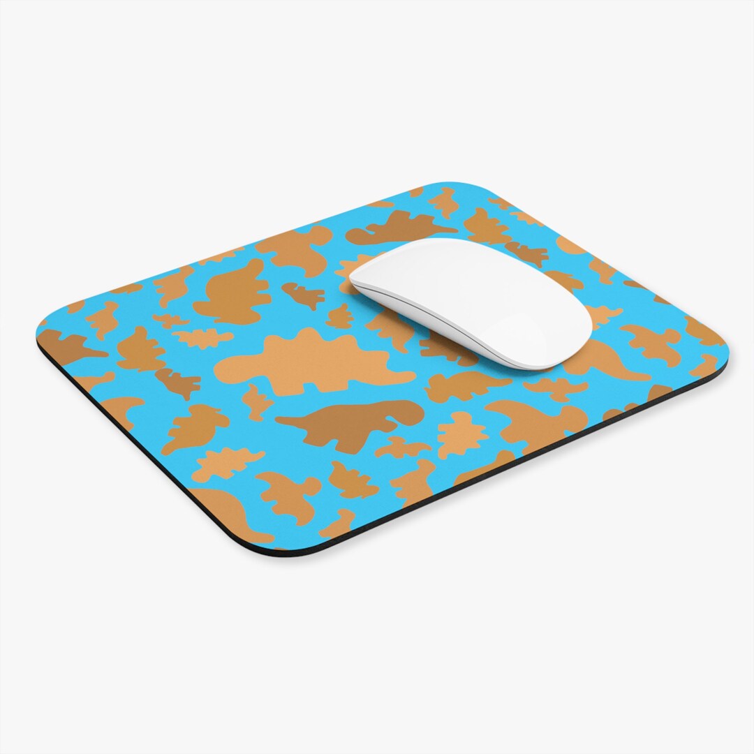 Dinosaur Chicken Nugget Mouse Pad rectangle - Etsy