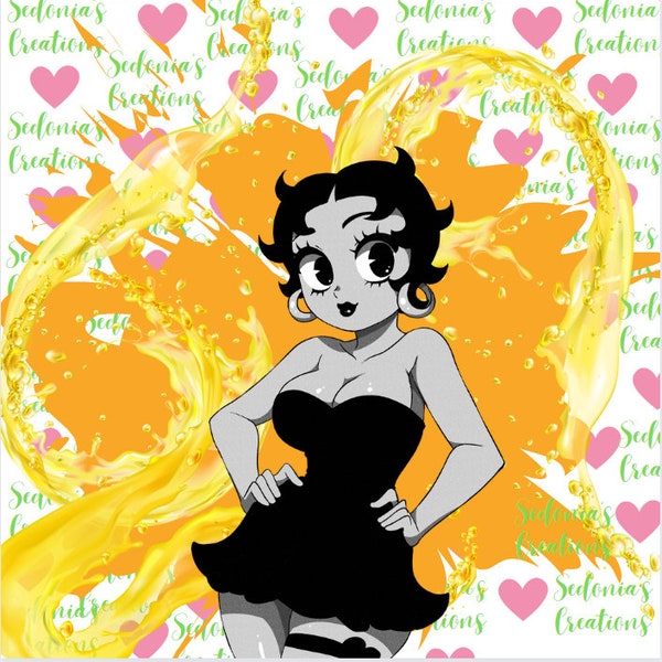 Black Betty Boop Clipart - Etsy