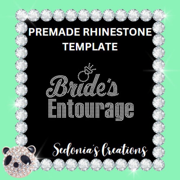 Wedding Entourage Template - Etsy
