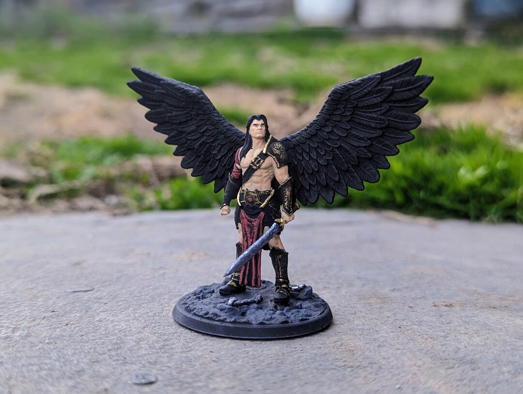 Angelic Warrior Miniature - Etsy