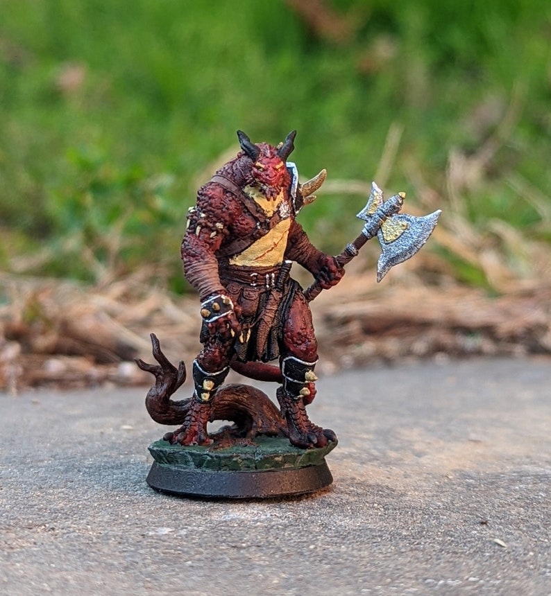 Dragonborn Barbarian Miniature - Etsy