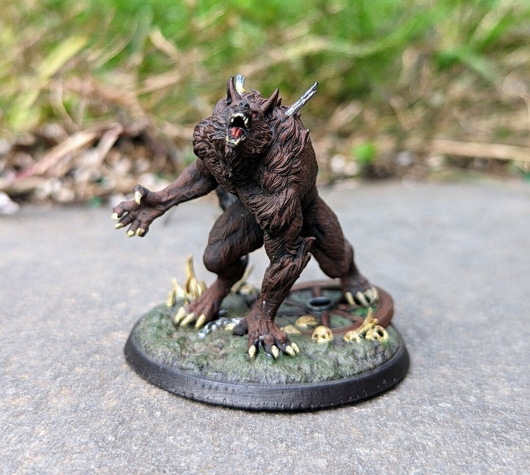 Werewolf Boss Miniature - Etsy