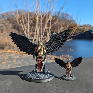 Angelic Warrior Miniature - Etsy