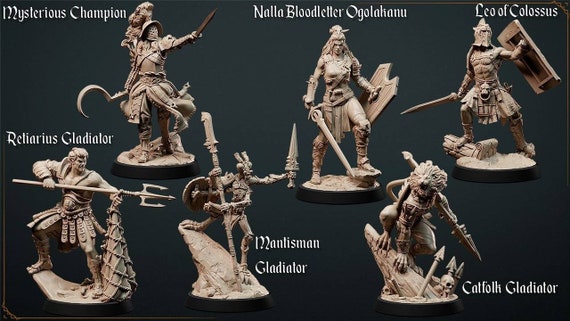 Gladiator Miniatures - Etsy