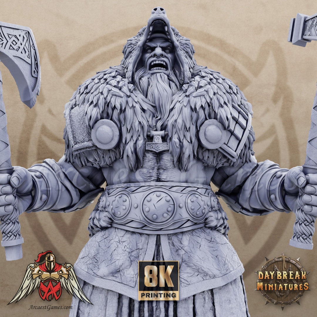 Thorfinn Black 32mm Scale Viking Miniature Dungeons Dragons Dnd ...