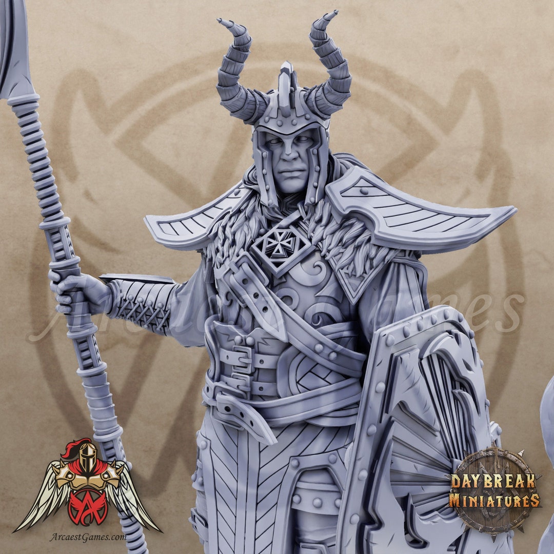 Damien 32mm Scale Tiefling Miniature Dungeons Dragons Dnd Tiefl Mini ...
