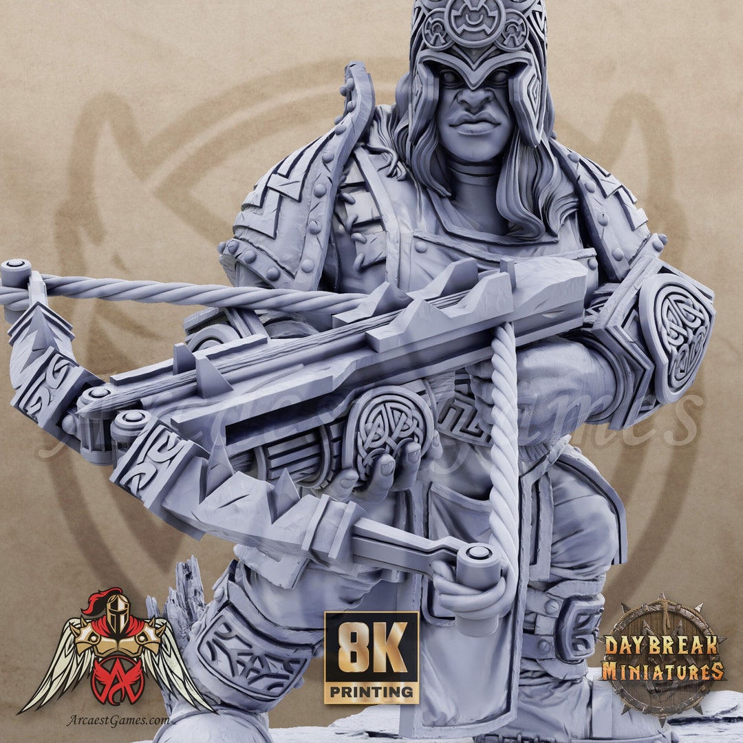 Rega Novalis 32mm Scale Female Dwarf Miniature Dungeons Dragons D&D Dnd ...