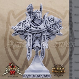 Colonel Thierry Du Lion D'argent | Paladin Bust to Paint Dungeons ...