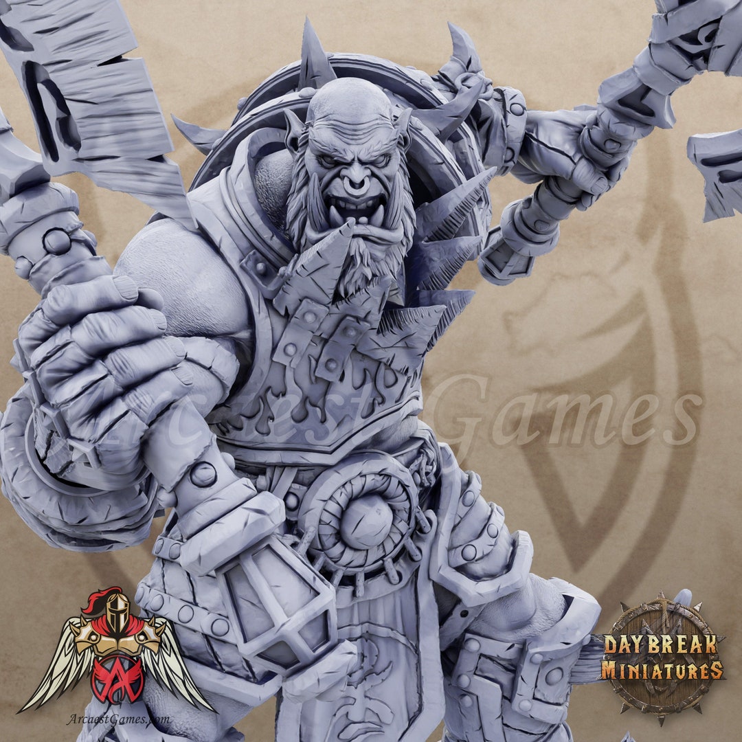 Ghoulang 32mm Scale Orc Miniature Dungeons Dragons Mini Dnd ...