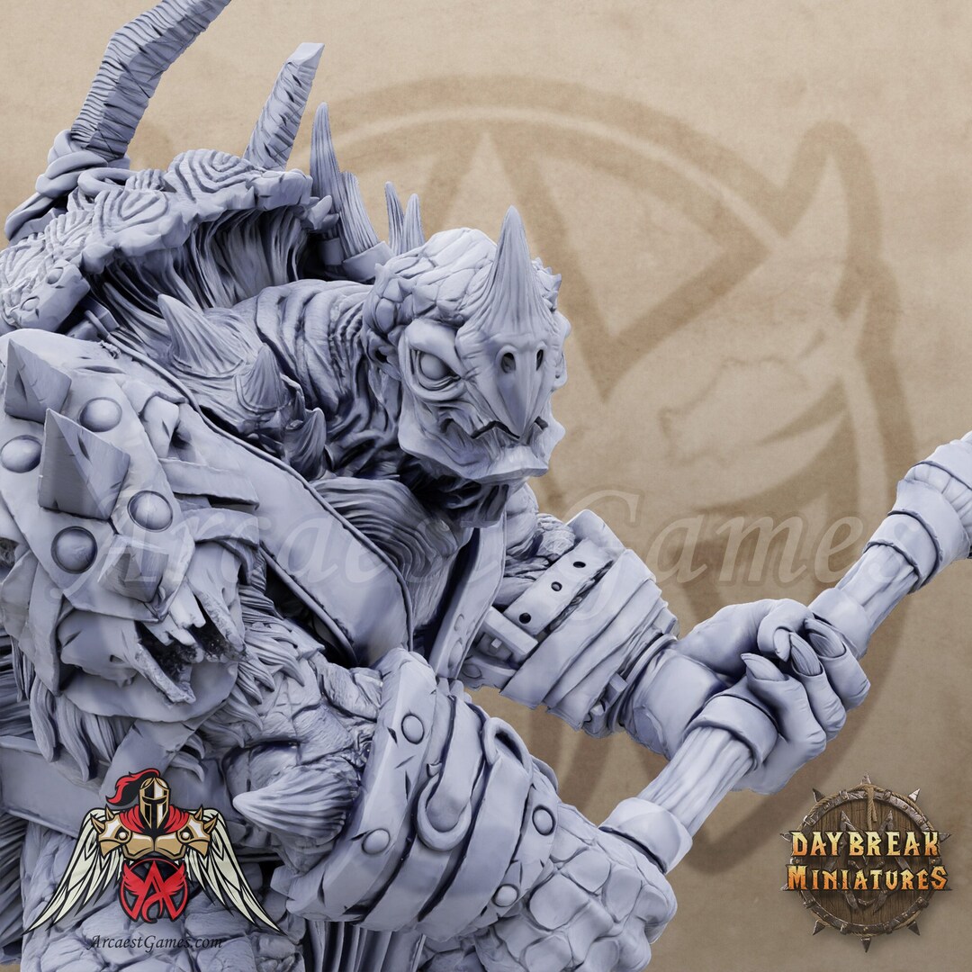 Tormic Tortle Dungeons Dragons Miniature Dnd Turtlefolk Mini ...