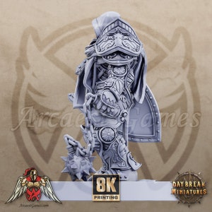 Mattias Paladin Miniature for Dungeons Dragons 28mm 32mm Scale Mini ...