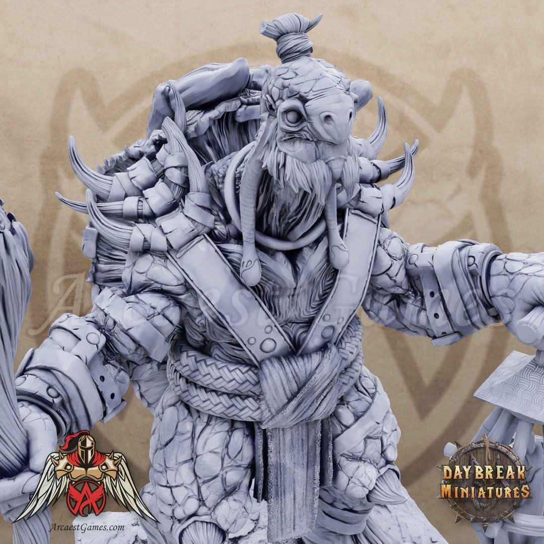 Ortlagus Tortle Mage Dungeons Dragons Miniature Dnd Turtle Wizard Folk ...