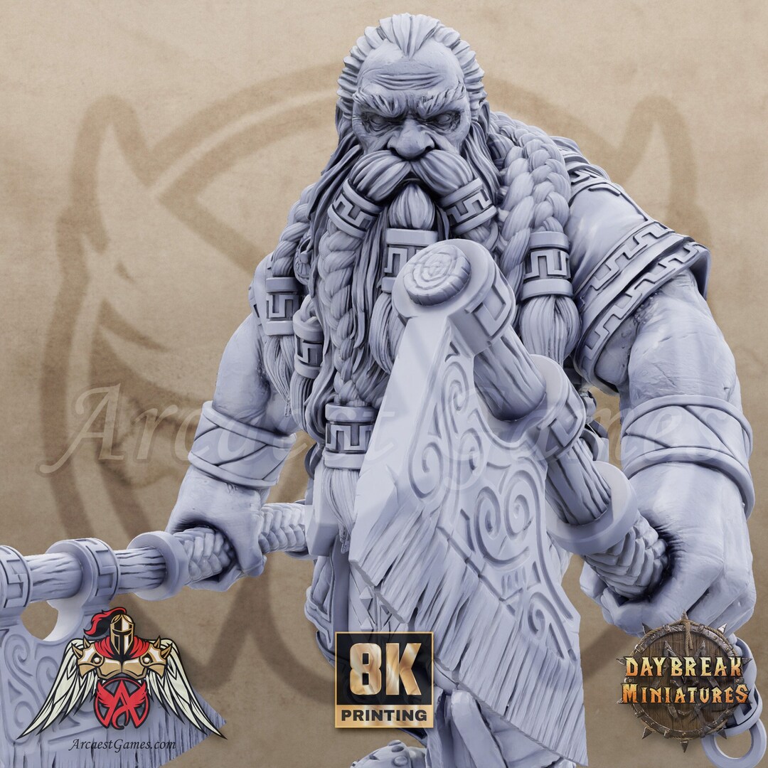 Petri 32mm Scale Dwarf Miniature Dungeons Dragons Dnd Mini - Dwarfs of ...