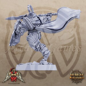 Roland 32mm Scale Knight Templar Paladin Miniature Dungeons Dragons Dnd ...