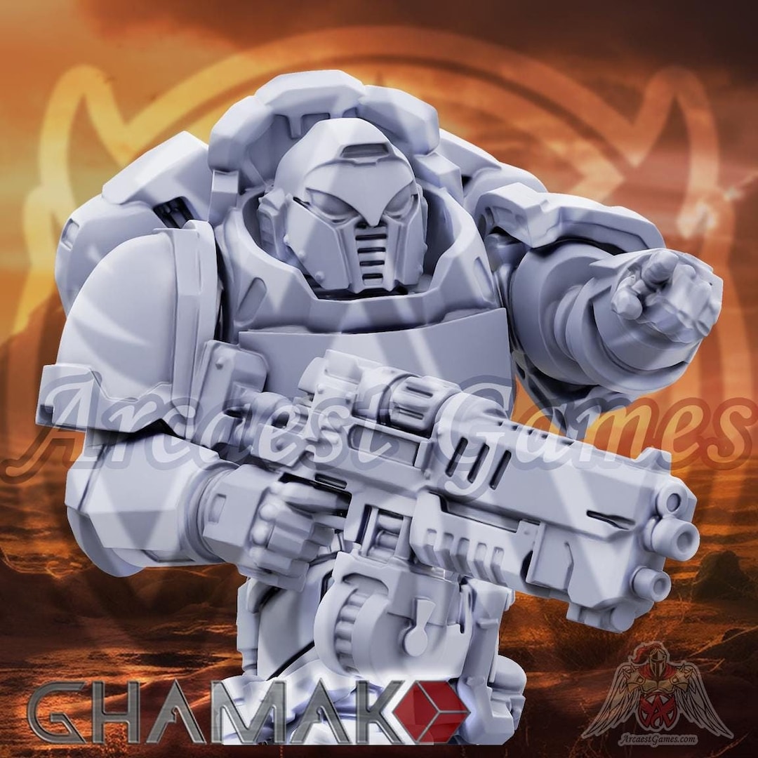 Individual Imperator Heavy Militum Infantry, Grimdark Sci-fi Space ...