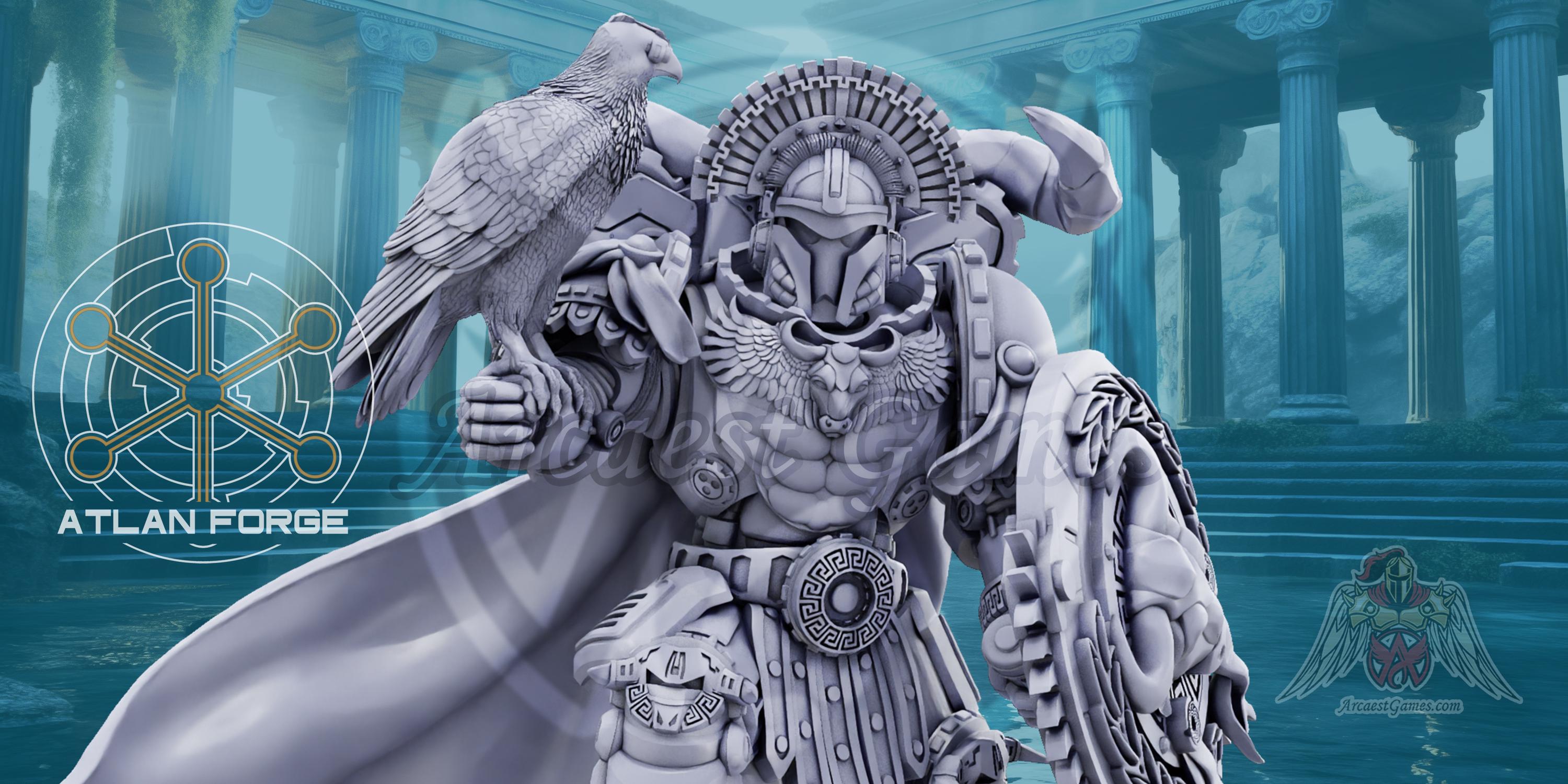 Minoan Commander Hierax Grimdark Marine Tabletop Space Wargaming ...
