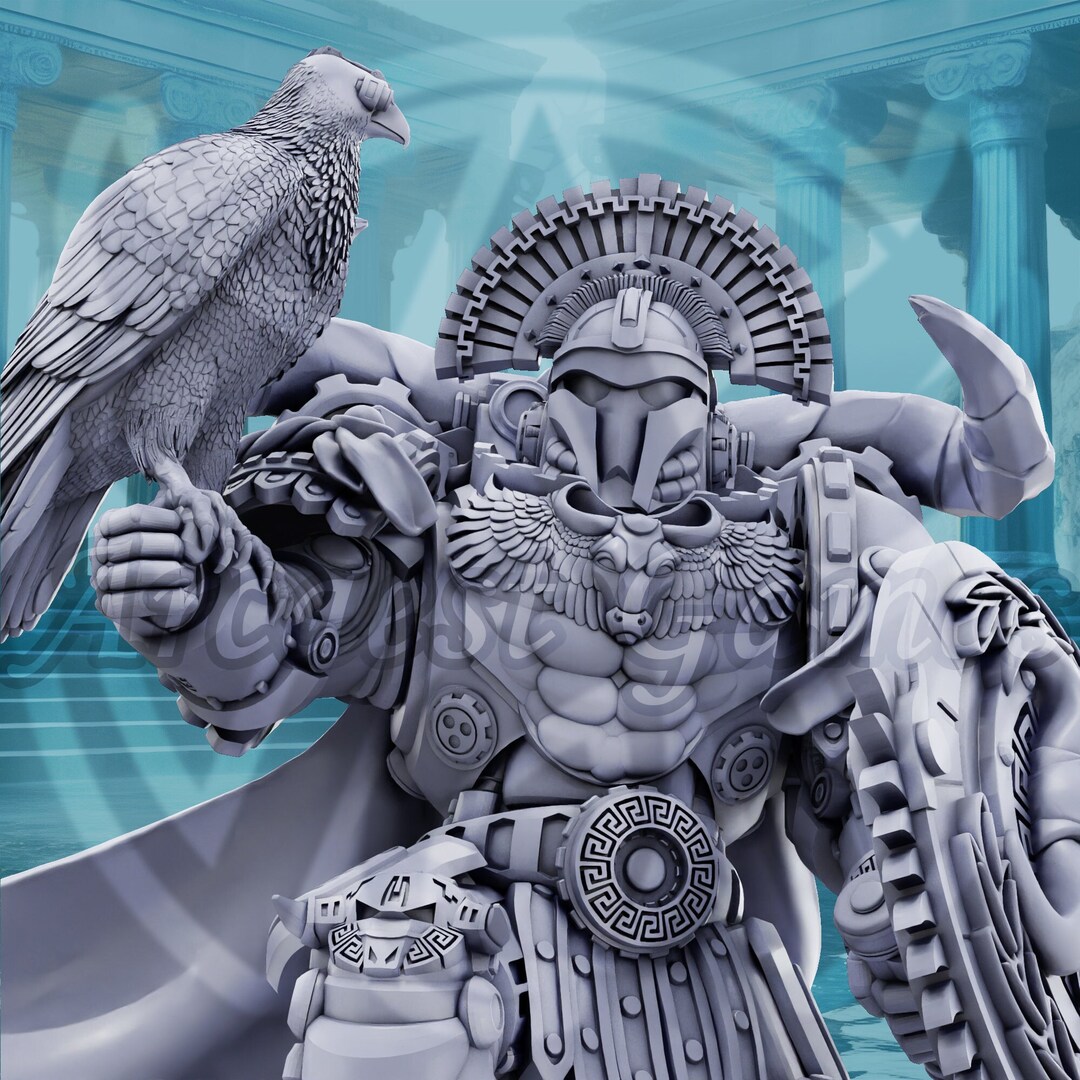 Minoan Commander Hierax Grimdark Marine 40K Tabletop Space Wargaming ...