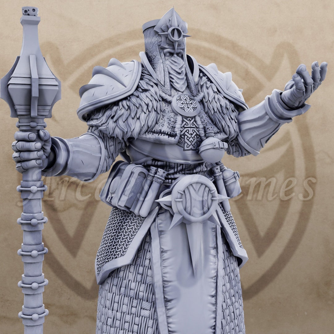 Seraphon 32mm Scale Paladin Cleric Miniature Dungeons Dragons Dnd Mini ...