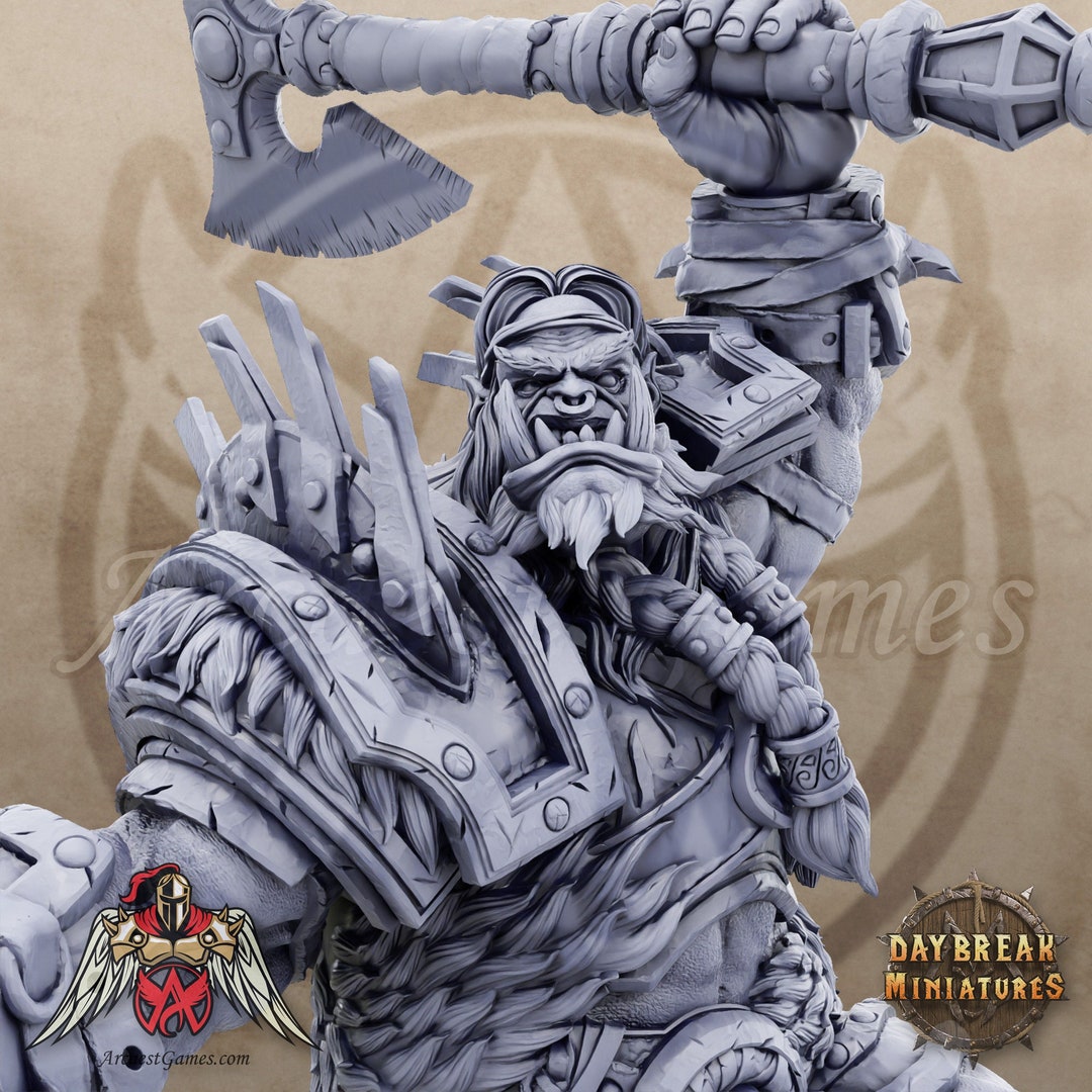 Cutter Cadenza Orc Miniature for Dungeons and Dragons D&D Dnd Warhammer ...