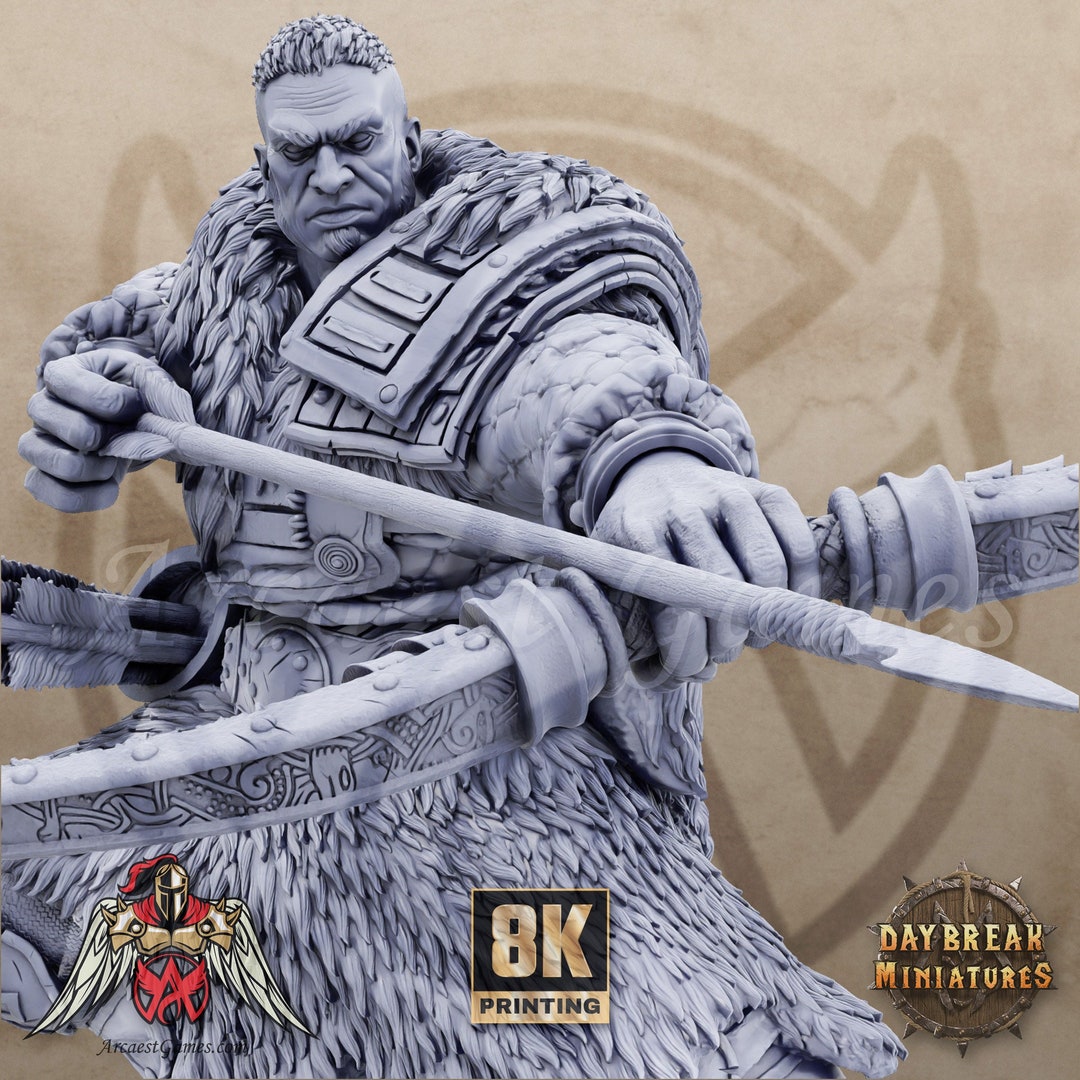 Hegar Manhunter 32mm Scale Viking Miniature Dungeons Dragons Dnd ...