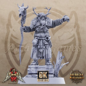 Viking Lokur of the Dead Viking Druid Shaman Miniature Dungeons Dragons ...