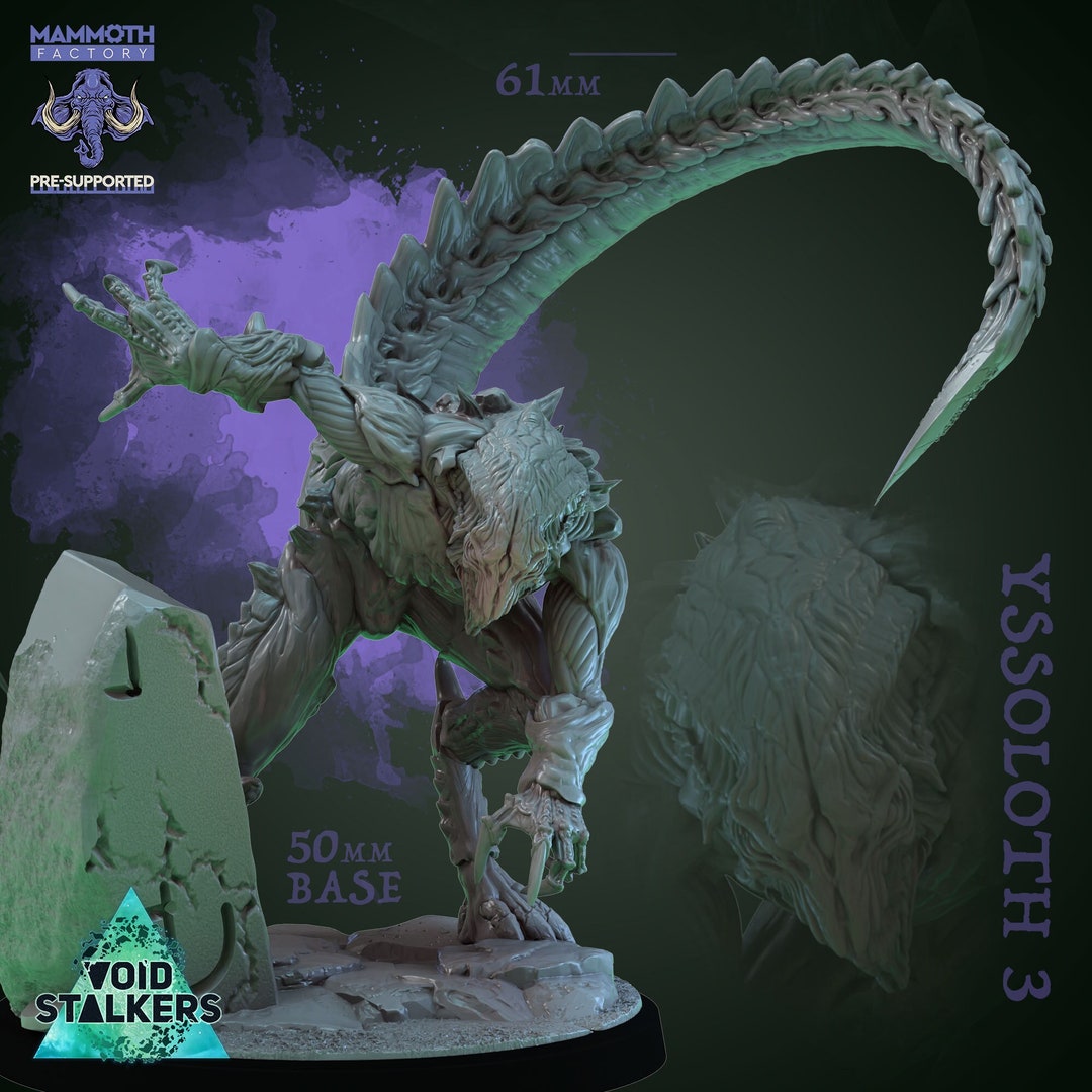 Voidstalker 3 32mm Scale Dungeons Dragons Xenomorph Alien Miniature D&D ...