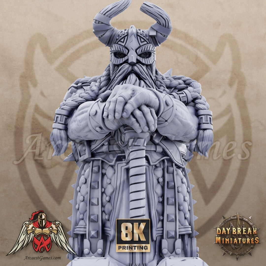 Ukko Hakka Dwarf Miniature for Dungeons Dragons D&D Dnd Dwarf Mini ...