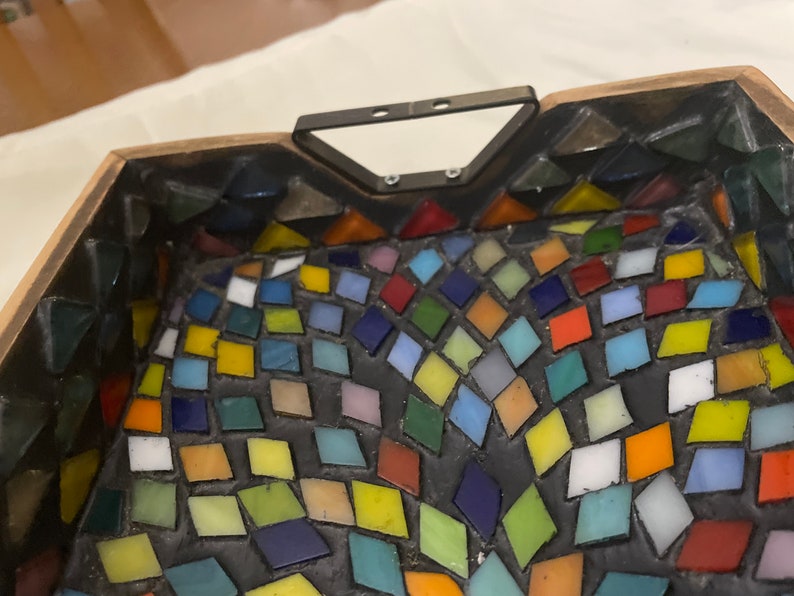 Mosaic Serving Tray - Etsy