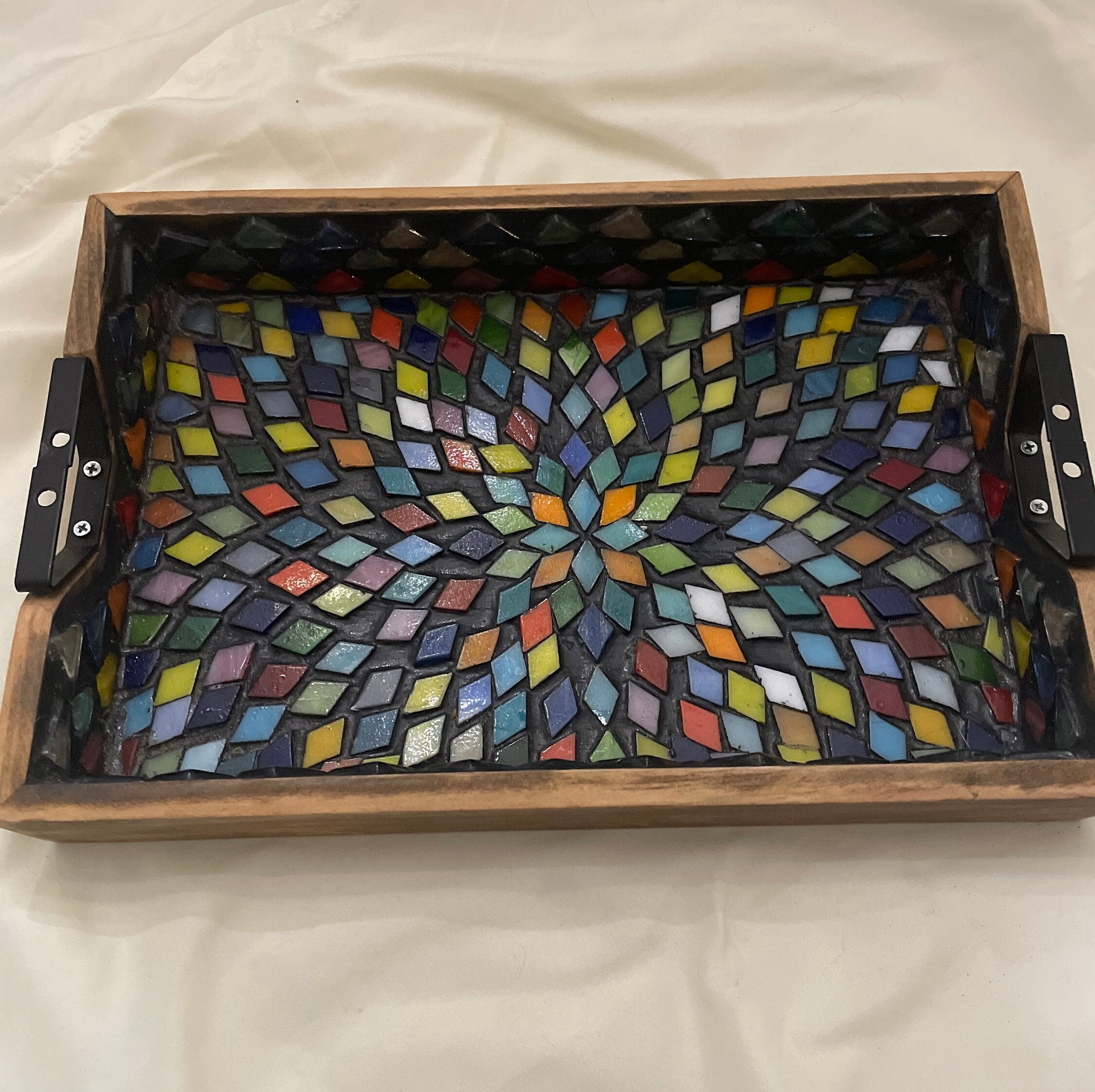 Mosaic Serving Tray - Etsy