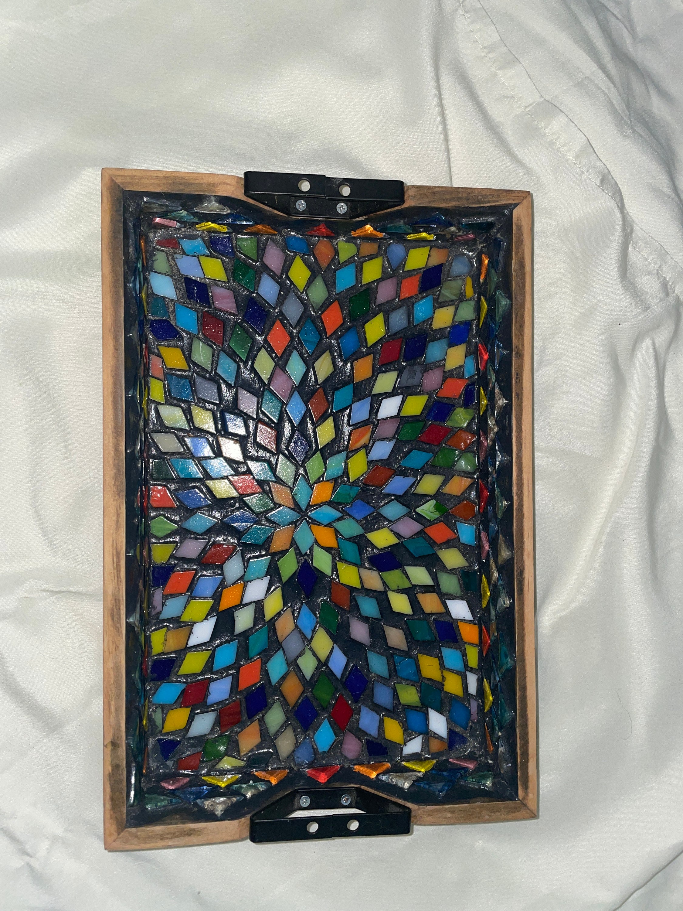 Mosaic Serving Tray - Etsy