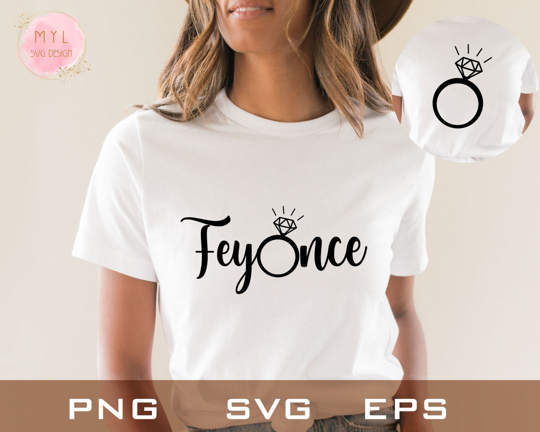 Feyonce SVG PNG Eps,bride Engaged Svg,bridal Png, Wavy Stacked Svg ...