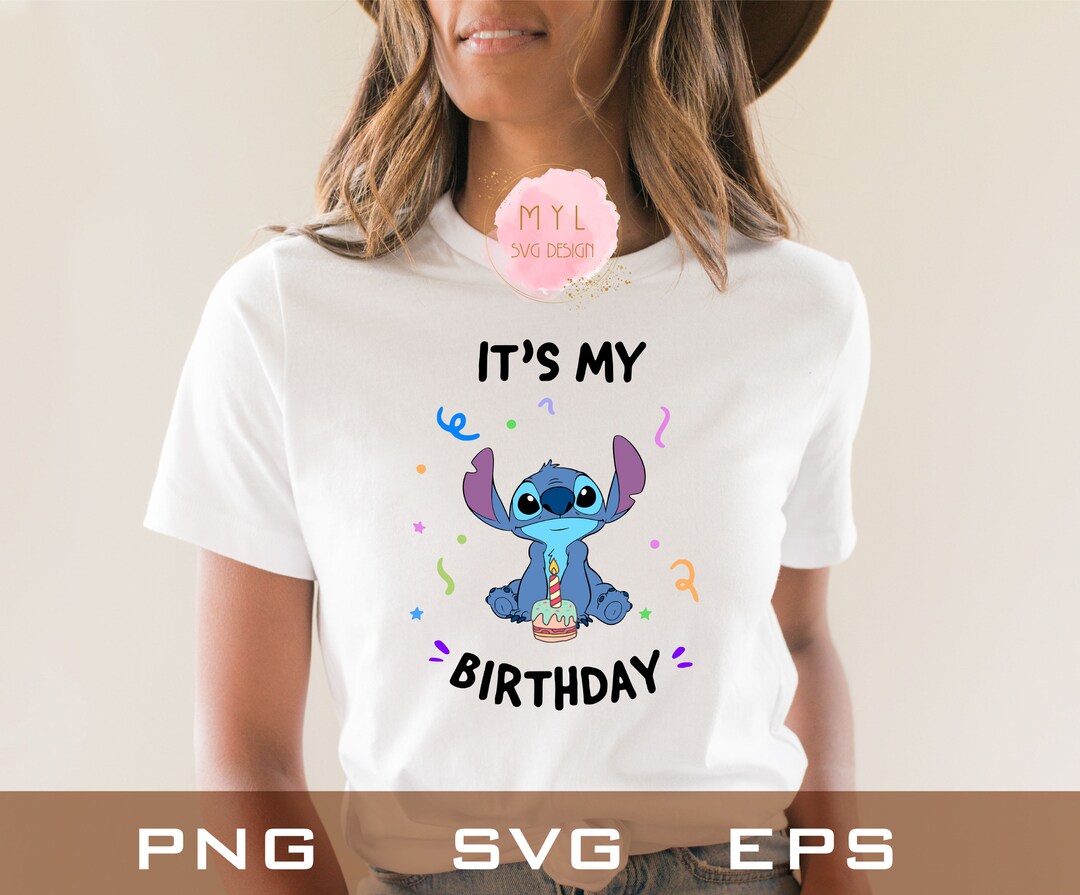 Stitch It's My Birthday Png, Birthday Svg, Birthday Iron On Png,Cut ...