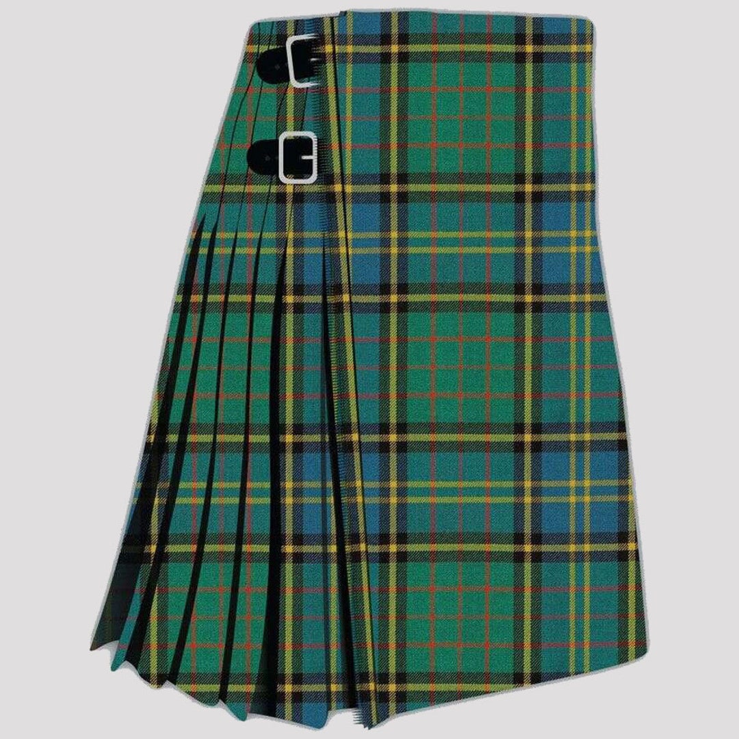 Scottish Handmade Macmillan Hunting Ancient Tartan Kilt- 16 OZ & 8 ...