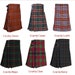 Scottish Handmade Traditional Solid Red Modern Tartan Kilt Clan Solid ...