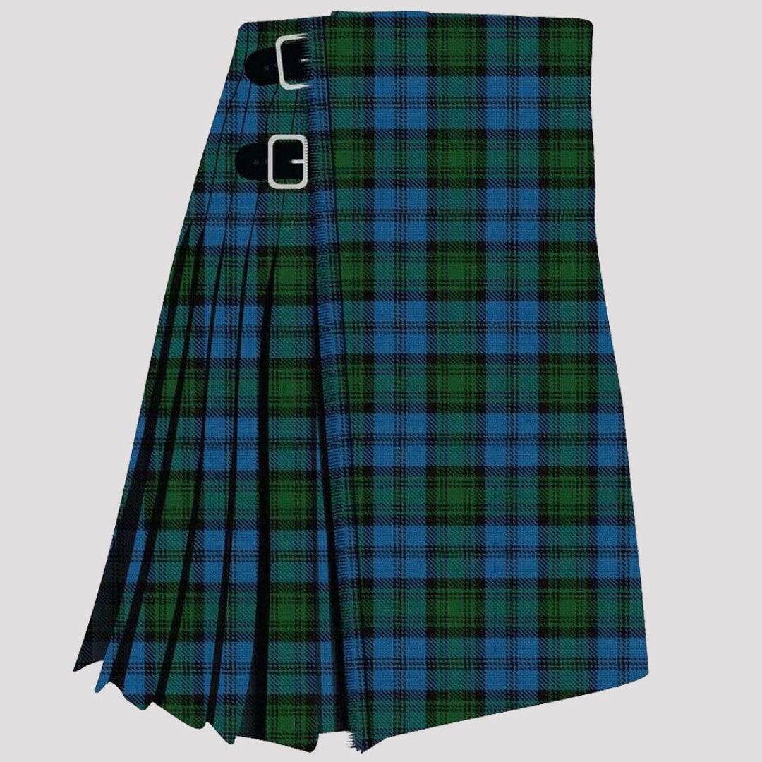 Scottish Kerr Hunting Tartan Kilt Men's Handmade Traditional 8 Yard ...