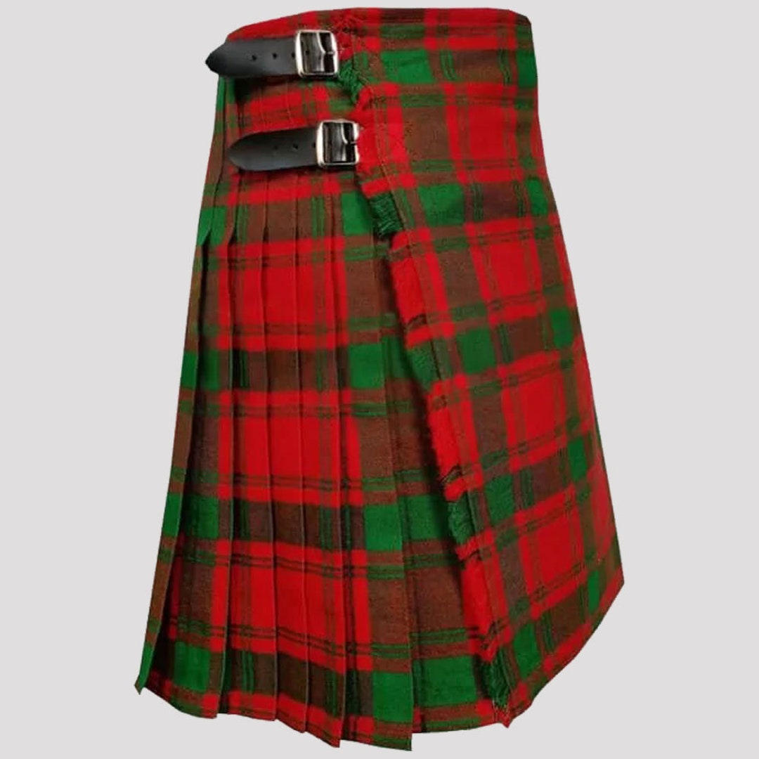 Scottish Handmade Macquarrie Tartan Kilt- Clan Macquarrie Kilt - Etsy ...