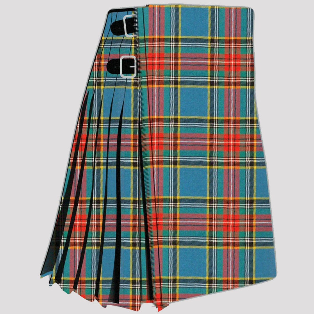 Scottish Handmade Macbeth Ancient Tartan 8 Yard Tartan Kilt - Clan ...