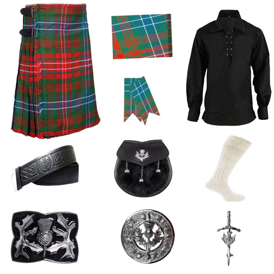 Choose Your Clan Tartan - Traditional Tartan Kilt Scottish Wilson ...