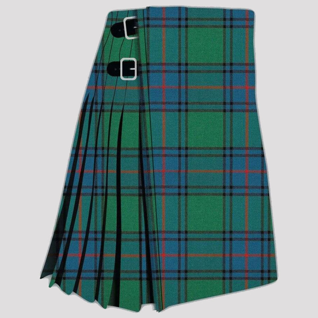 Scottish Handmade Shaw Ancient 8 Yard Tartan Kilt - Clan Shaw Ancient ...