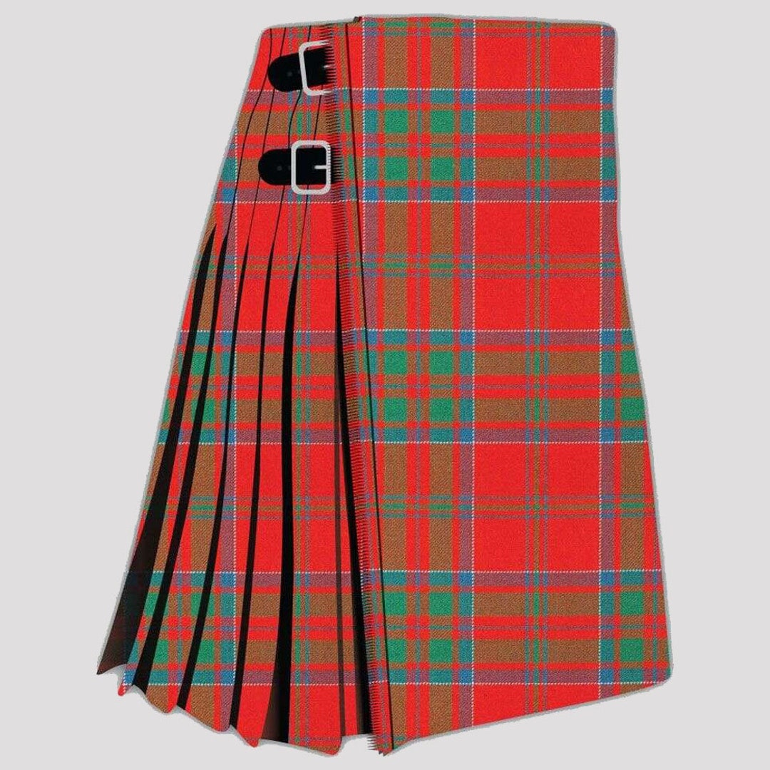 Macdonnell of Keppoch Ancient Tartan Kilt Men's Handmade Traditional 8 ...