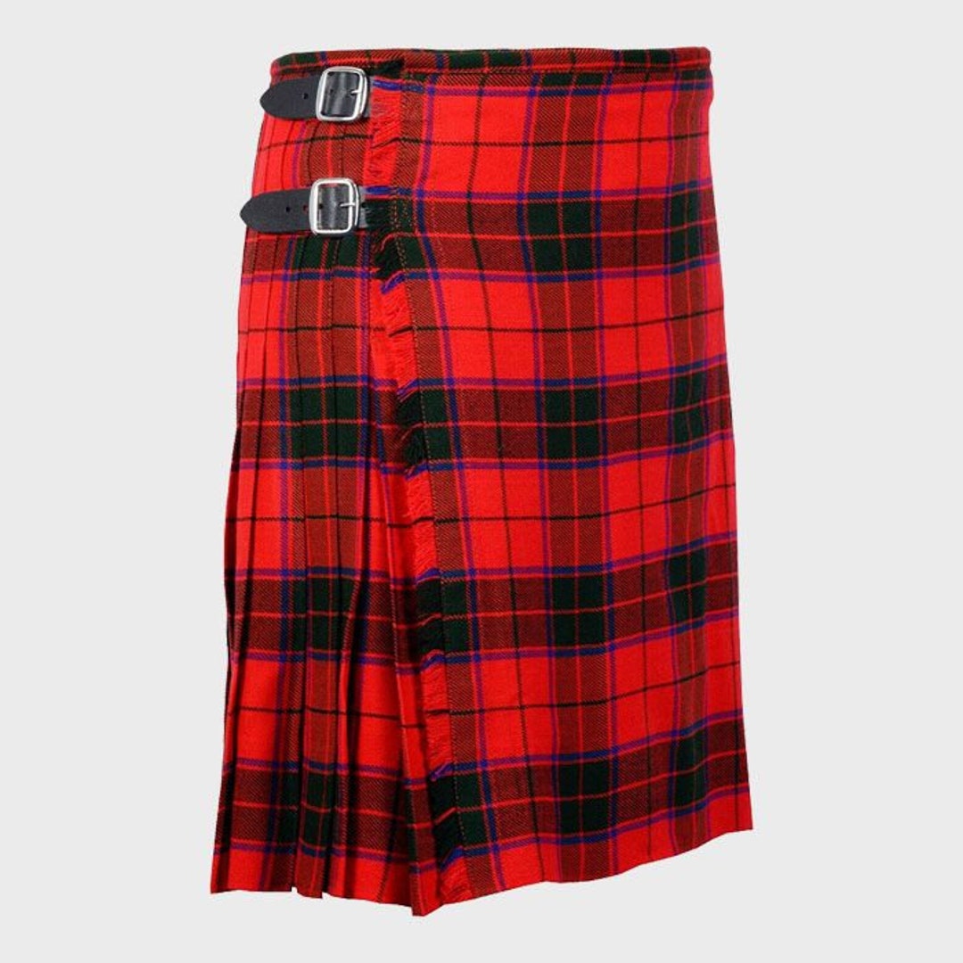 Robertson Red Tartan Kilt - Etsy