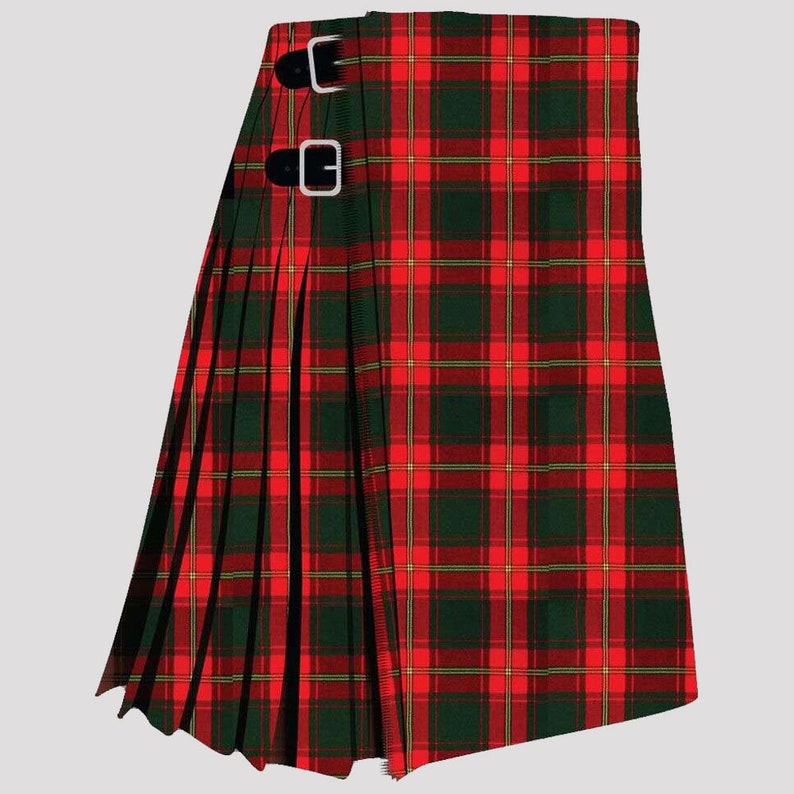 Highland Traditional Handmade Ulster Red Tartan Kilt for Men Custom ...