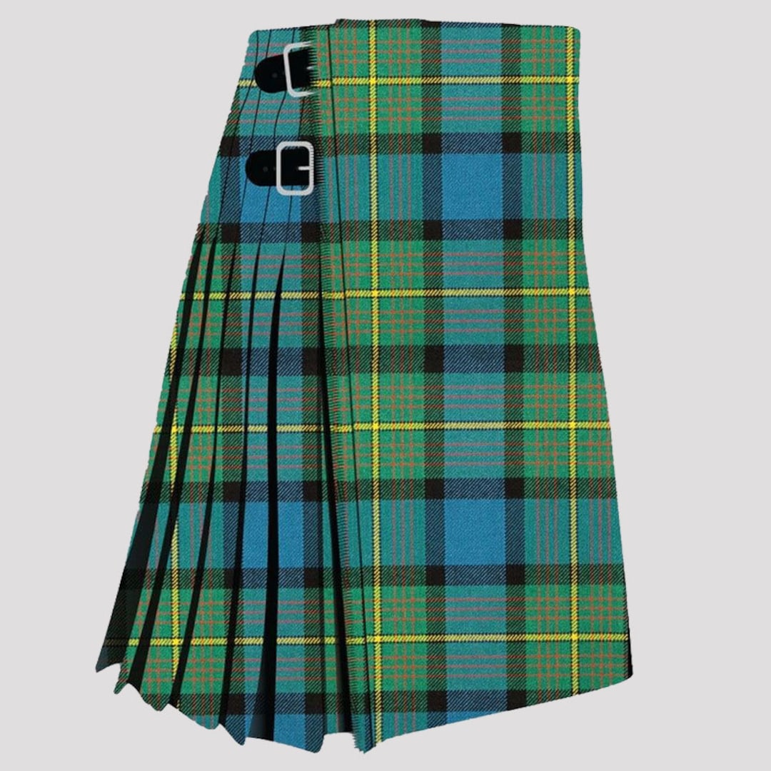 Moore Ancient Tartan Kilt - Moore Clan Ancient Tartan Kilt - Made to ...