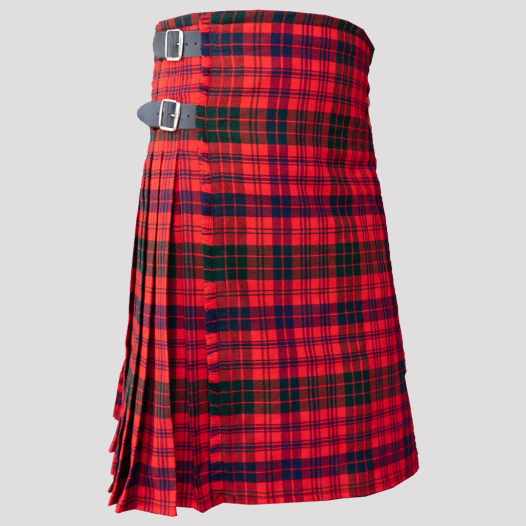 Handmade Scottish Red Ross Tartan Kilt: 8 Yard Acrylic Wool - Etsy