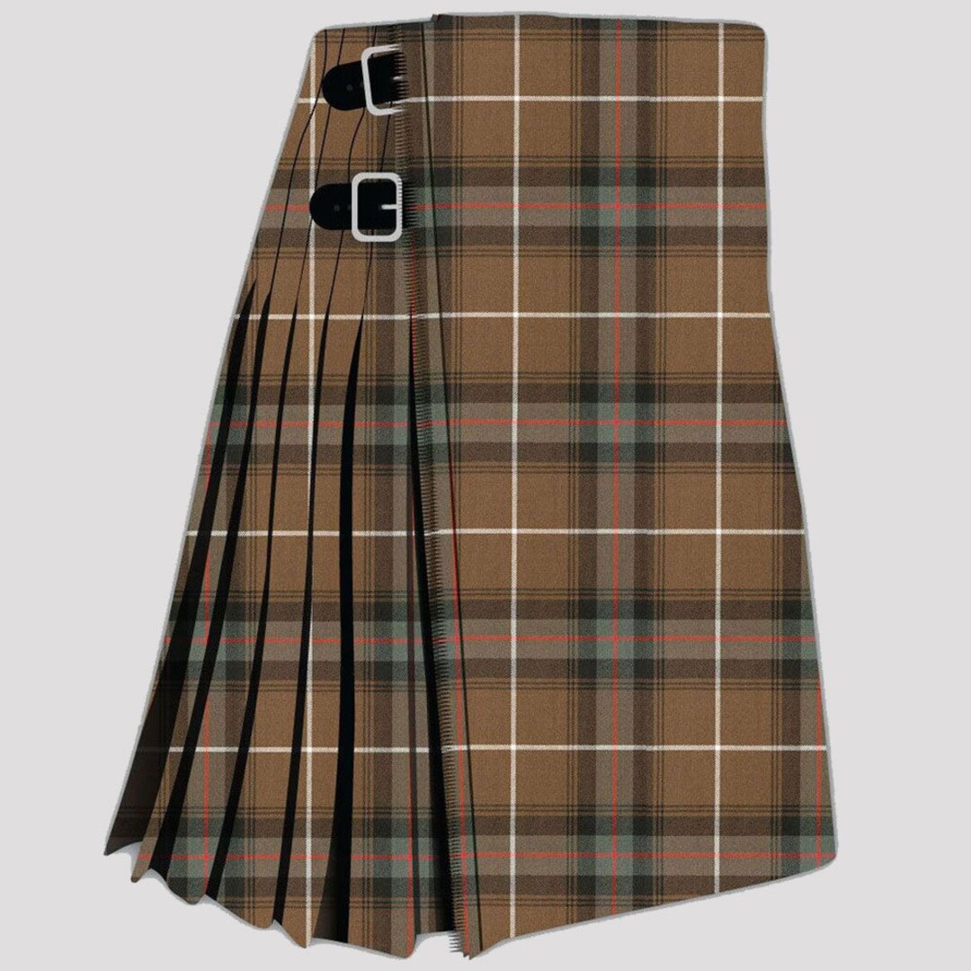 Scottish Handmade Macdonald of Isles Hunting Weathered 8 Yard Tartan ...