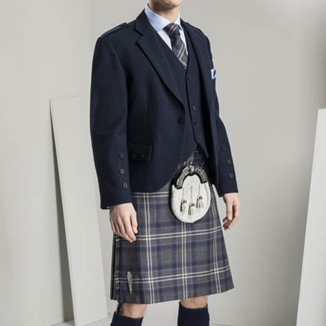 Highland Storm Tartan Kilt for Men Custom Size Kilt - Etsy