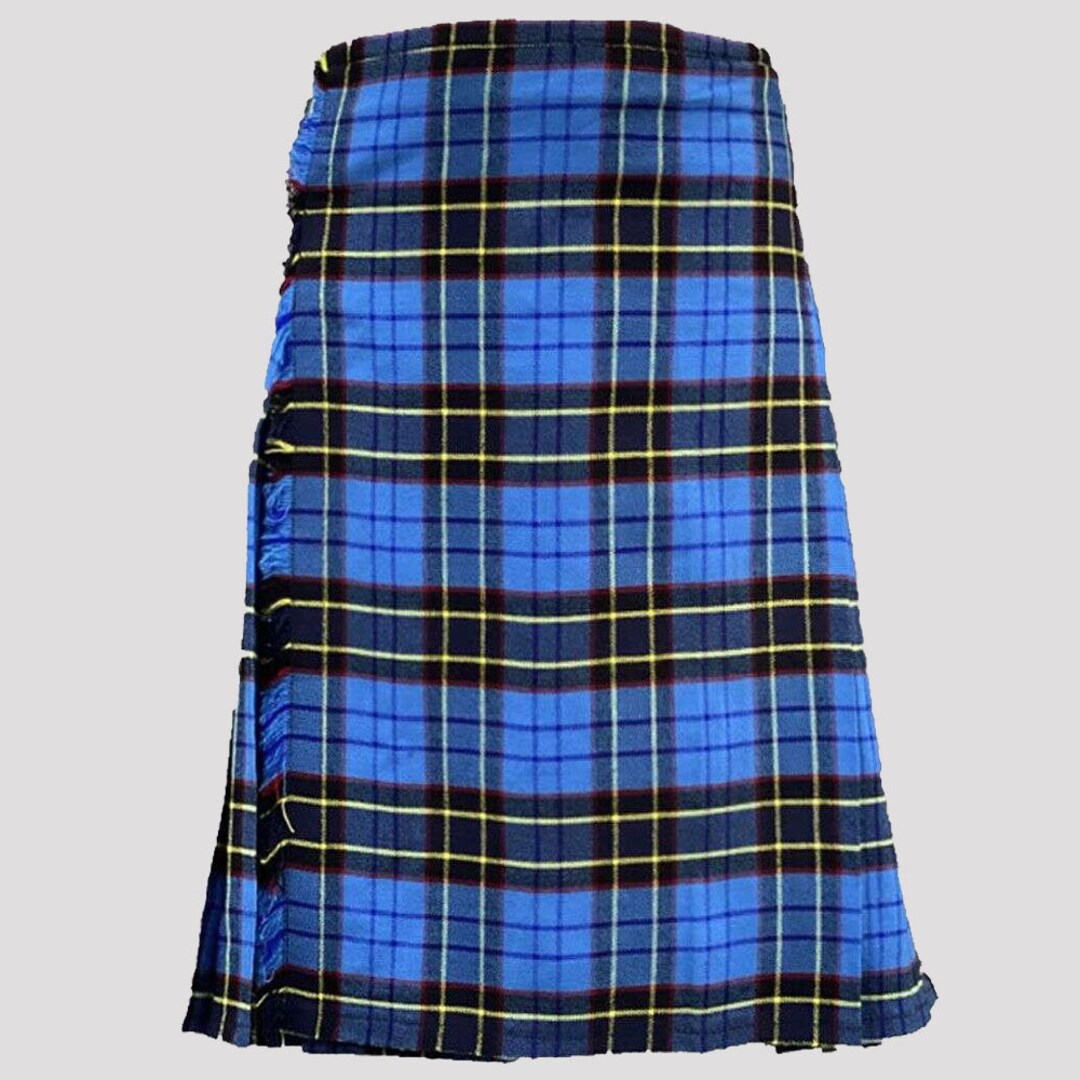 Handmade US Air Force Tartan Kilt: Acrylic Wool, St Andrews Style - Etsy